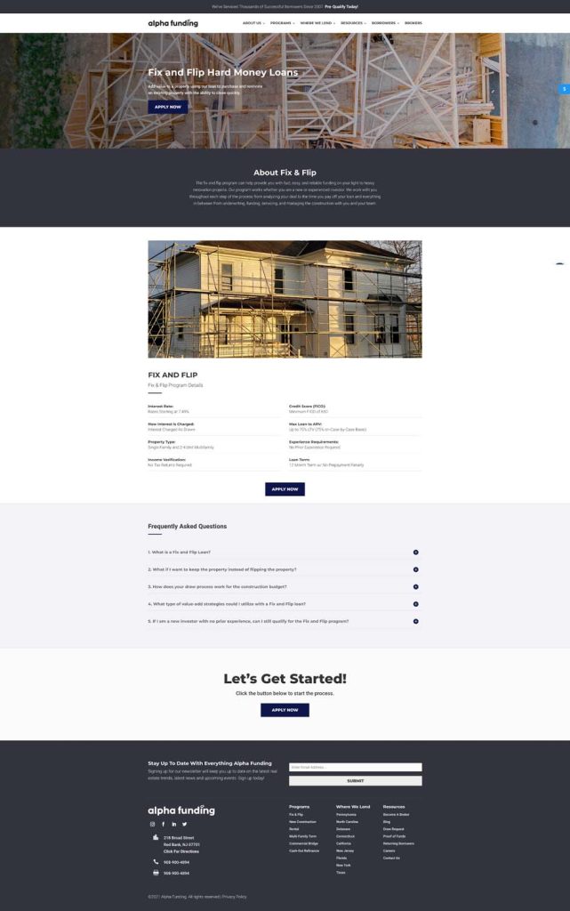 Alpha Funding - The Web Design Hub